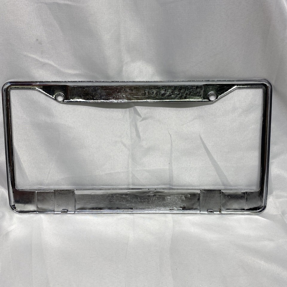 Pittsburgh Steelers Chrome & Yellow license plate frame No Wrapper | eBay