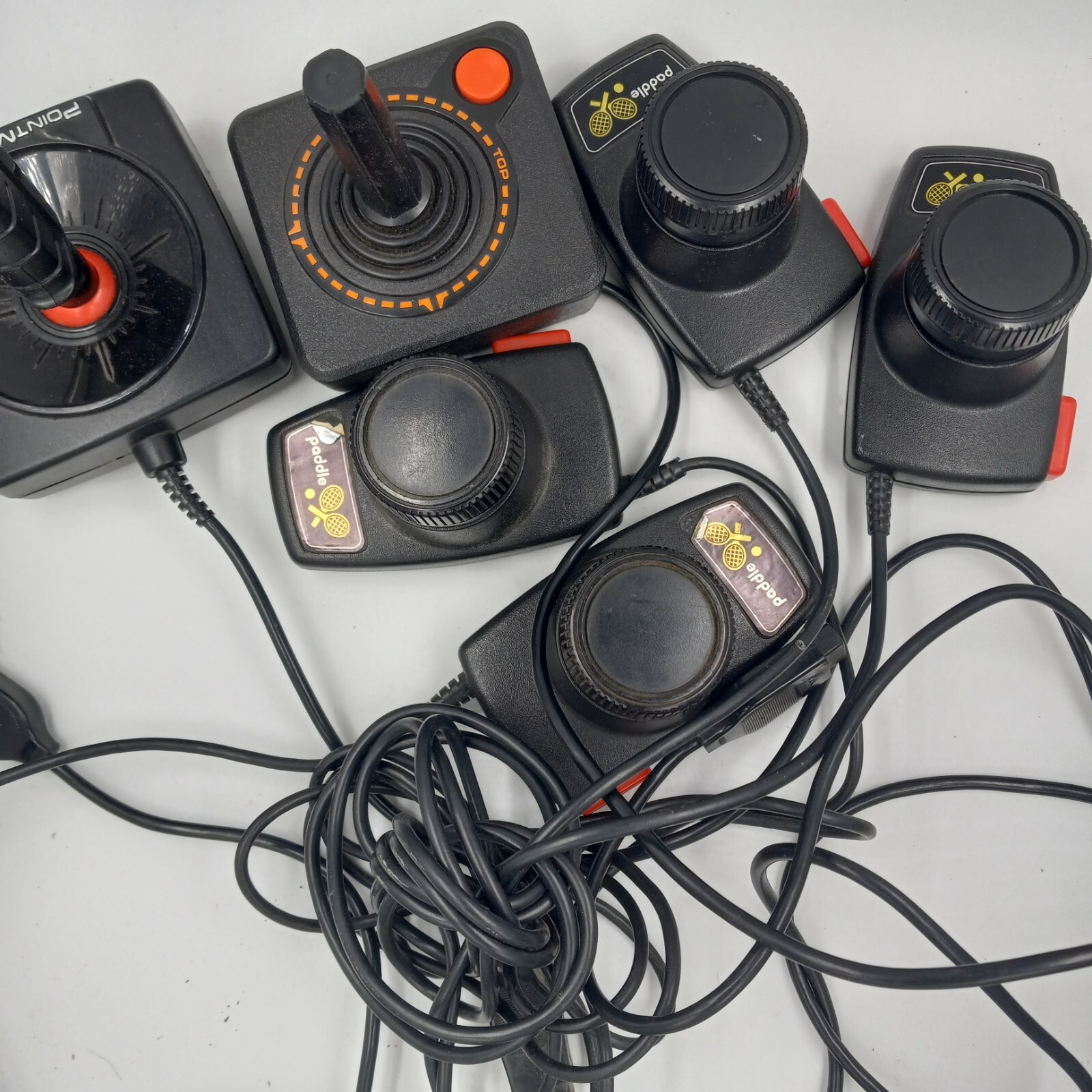 Lot of six atari controllers | eBay