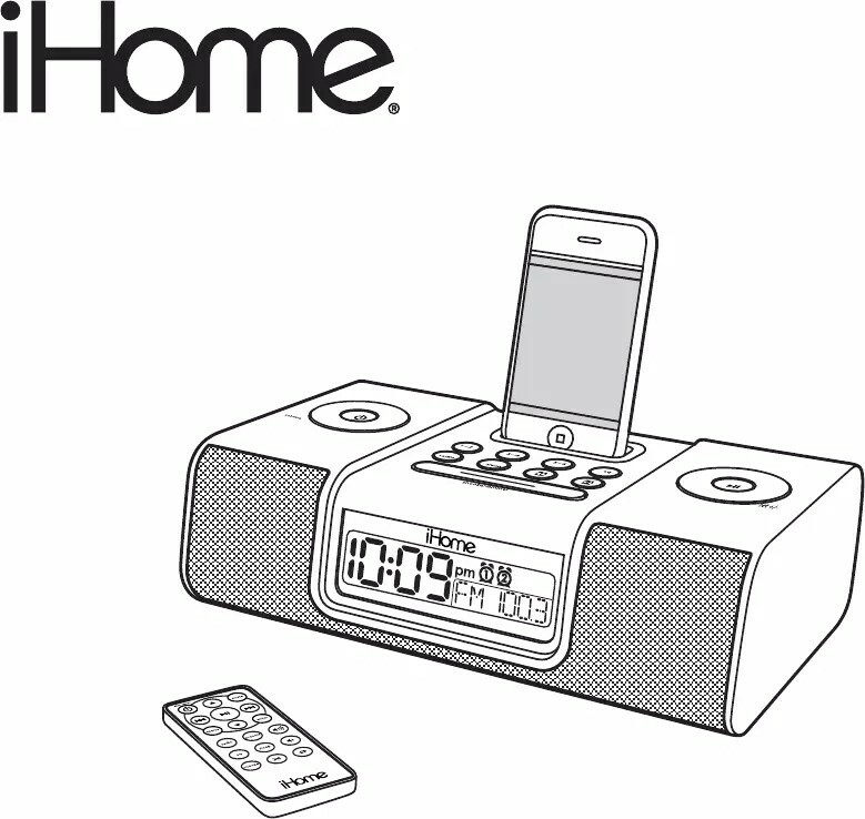 iHome Remote Control For iP99 iPhone Clock Radio Audio DD-3623 | eBay