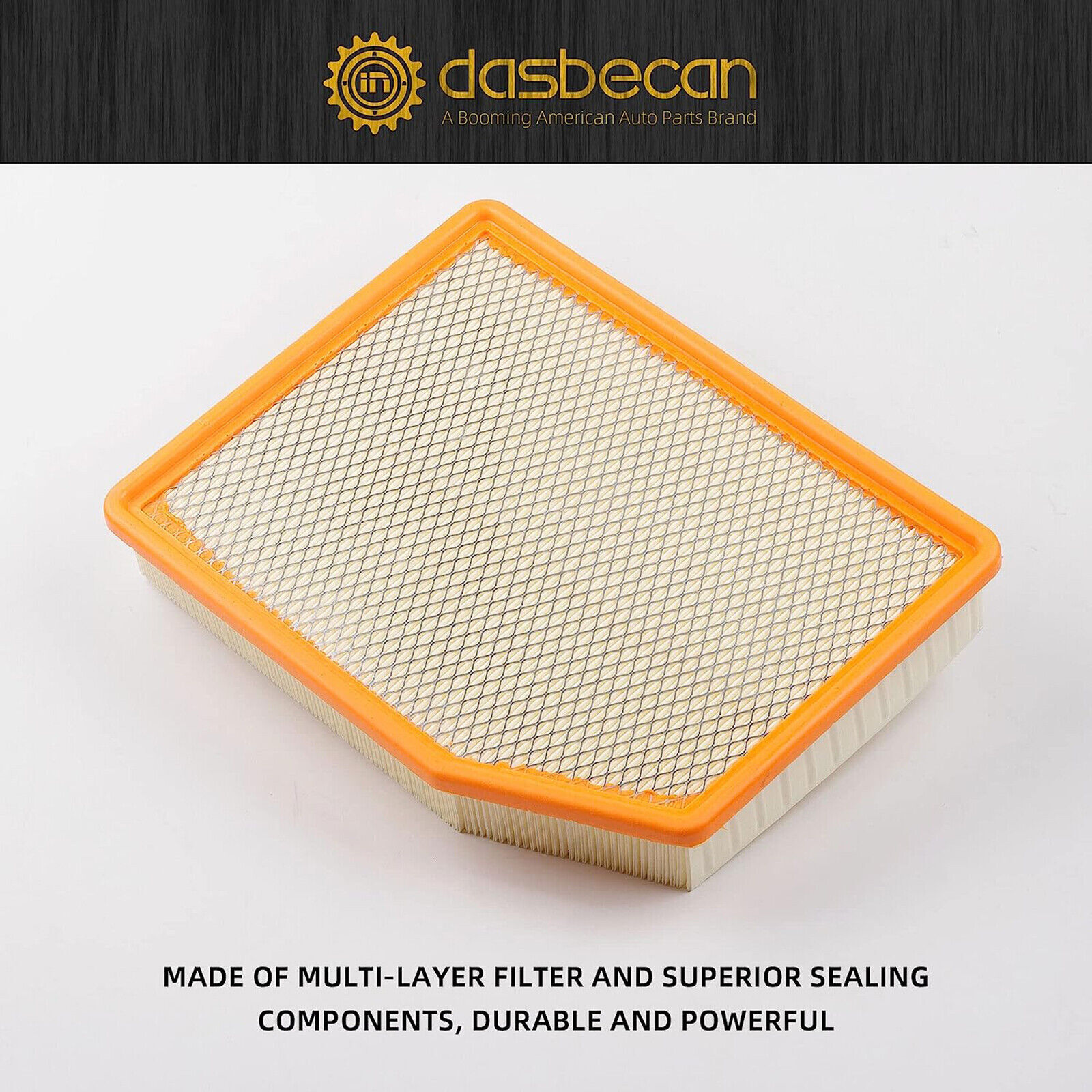 Engine Air Filter For Chevrolet Silverado 1500 GMC Sierra 1500 2019-23 ...