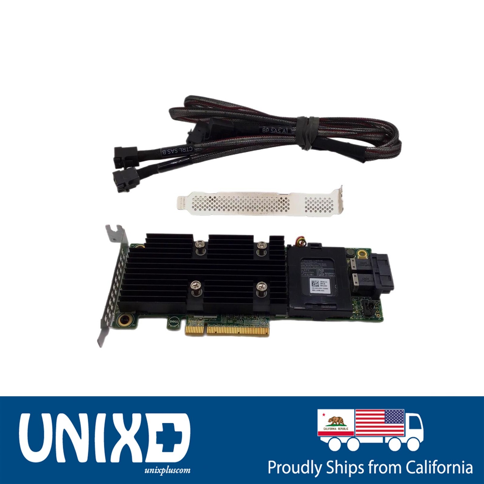Dell Perc H730P Universal 12G SAS-3 2G RAID controller with 2x Cables ...