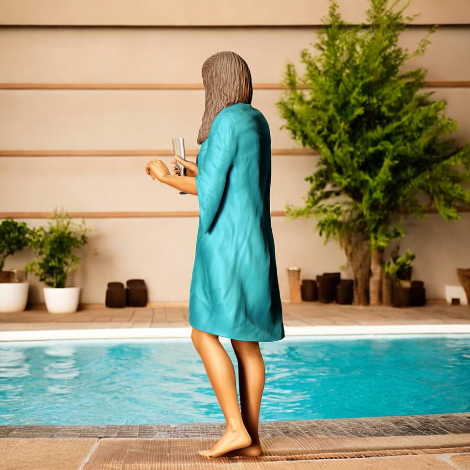 Pool Party Figures Resin 3d printed Unpainted Pool Party Set of all 6 ...