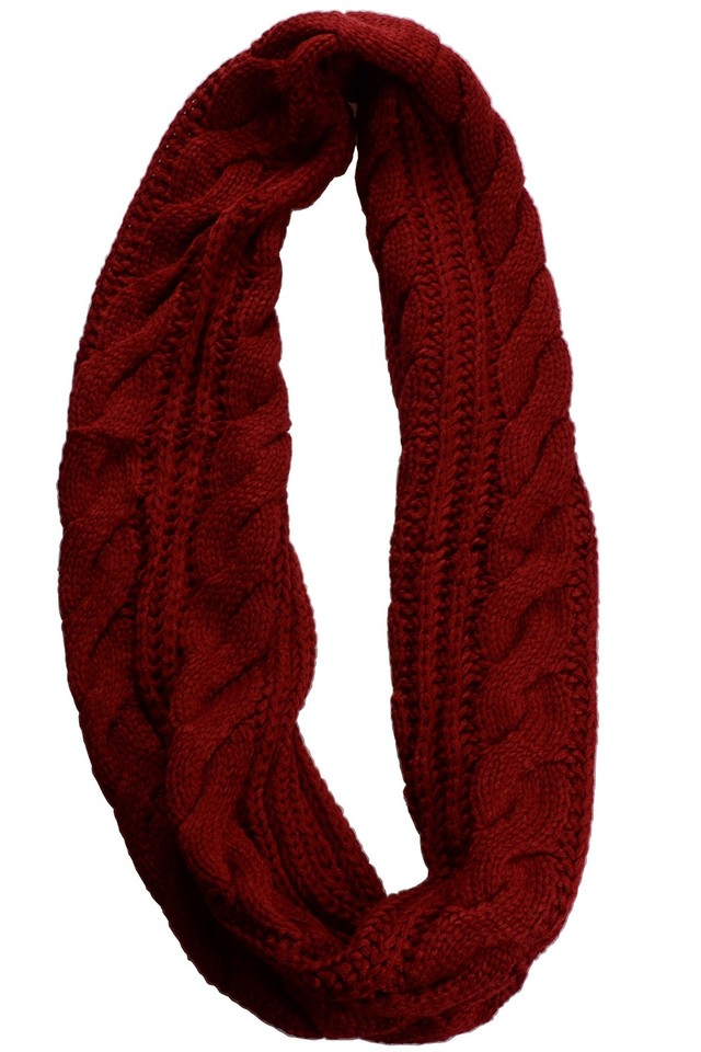 NEOSAN Womens Thick Ribbed Knit Infinity Scarf - Winter Loop Twist ...