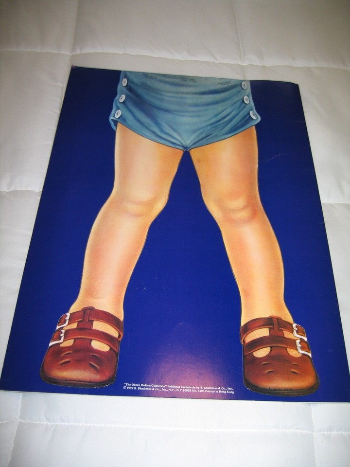 Vintage 1992 Life Size Paper Doll Queen Holden Uncut B Shackman | eBay