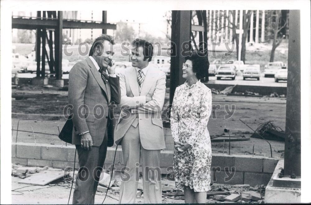 Wire Photo Famed US Televangelist Oral Roberts Wife Evelyn & Son ...