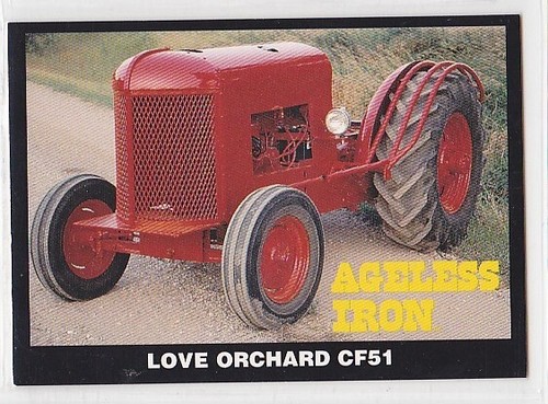 Vintage Love Orchard CF51 Farm Tractor Trading Card | eBay