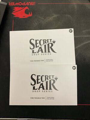 1x Secret Lair: Time Trouble Two Traditional Foil Factory Sealed | eBay