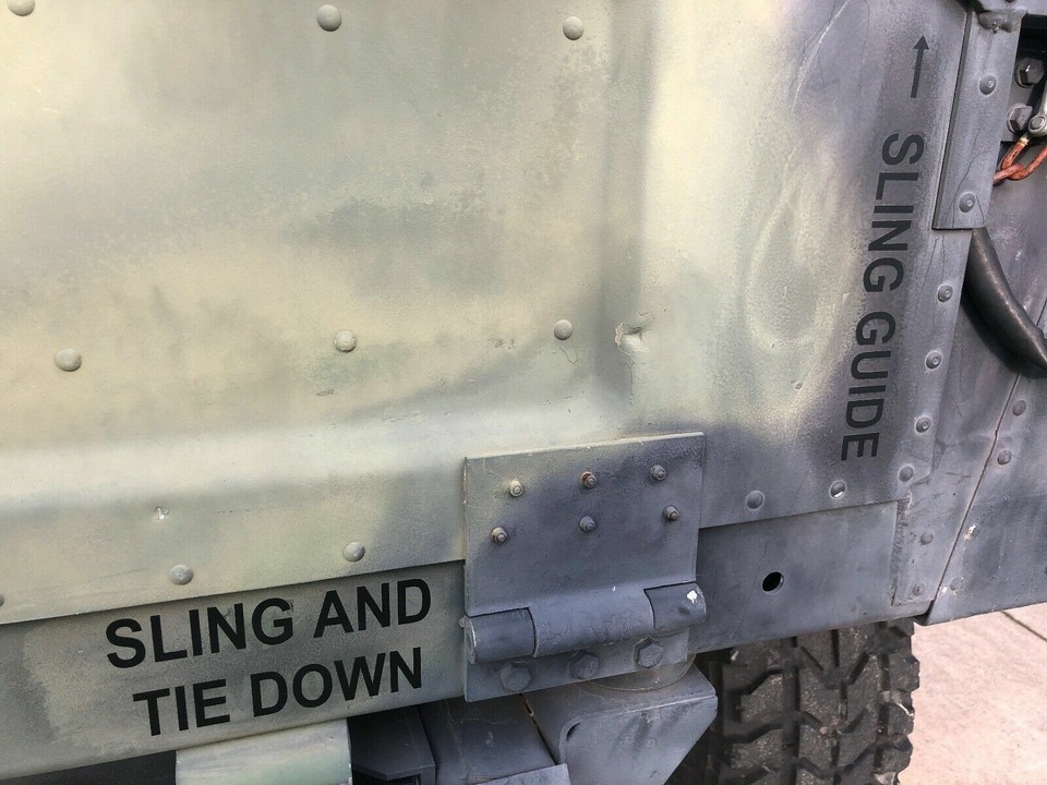 HMMWV Humvee Exterior Decal Set Vinyl Matte Black Stickers Graphics ...