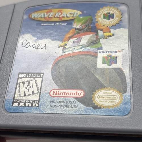 Wave Race Nintendo 64 N64 Authentic Cleaned Tested Player’s Choice ...