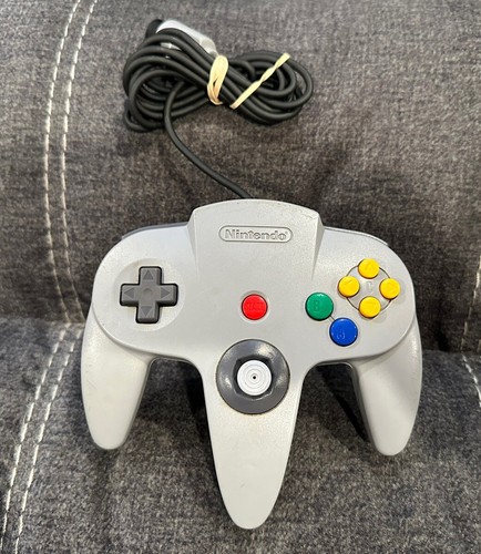 Official Nintendo 64 N64 Gray Controller! ~ Tight Stick! ~ Authentic ...