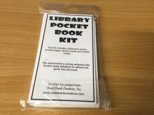 Library Pocket Book Kit by Creek Bank Creations, Inc, 2 packs included ...
