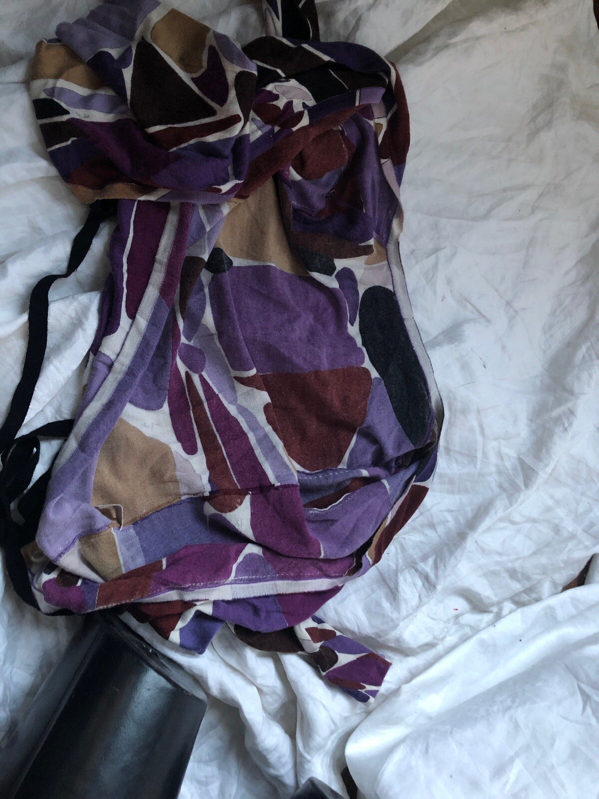 Emilio Pucci 100% Cashmere Wrap Around Sweater Gorgeous Multicolored ...