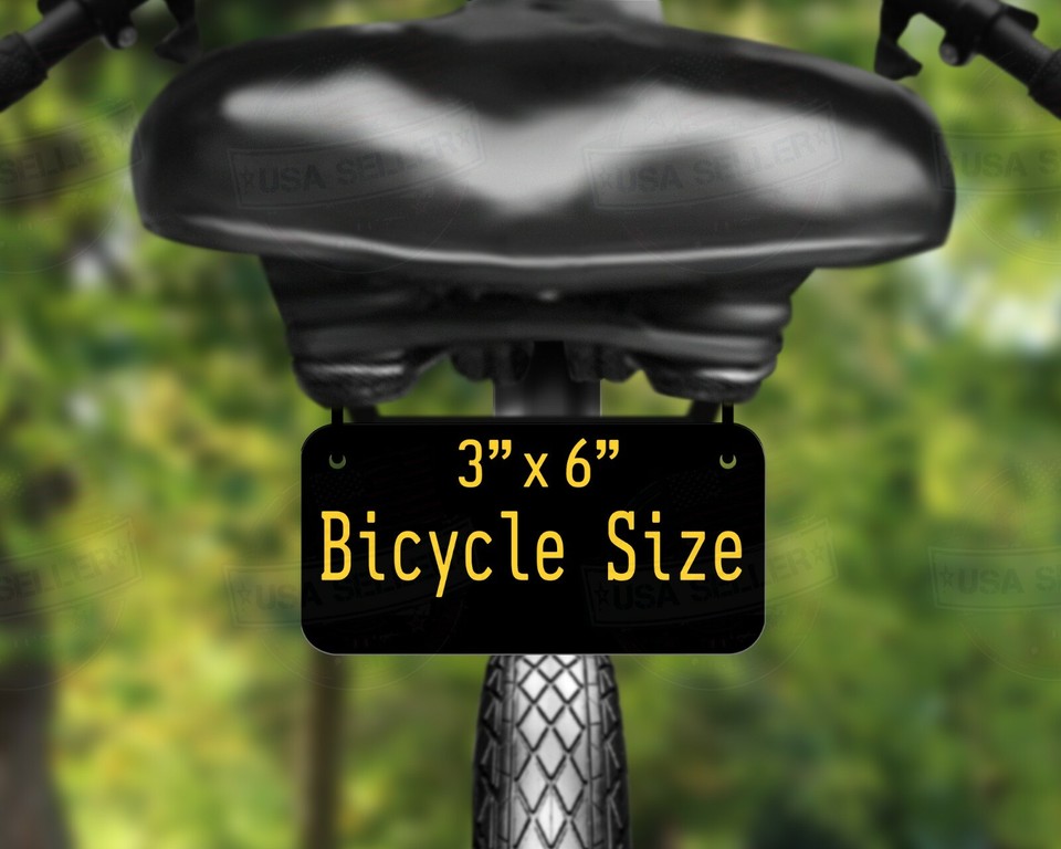 Vintage State License Metal Plate Tag Customized Auto Car Bicycle RV ...