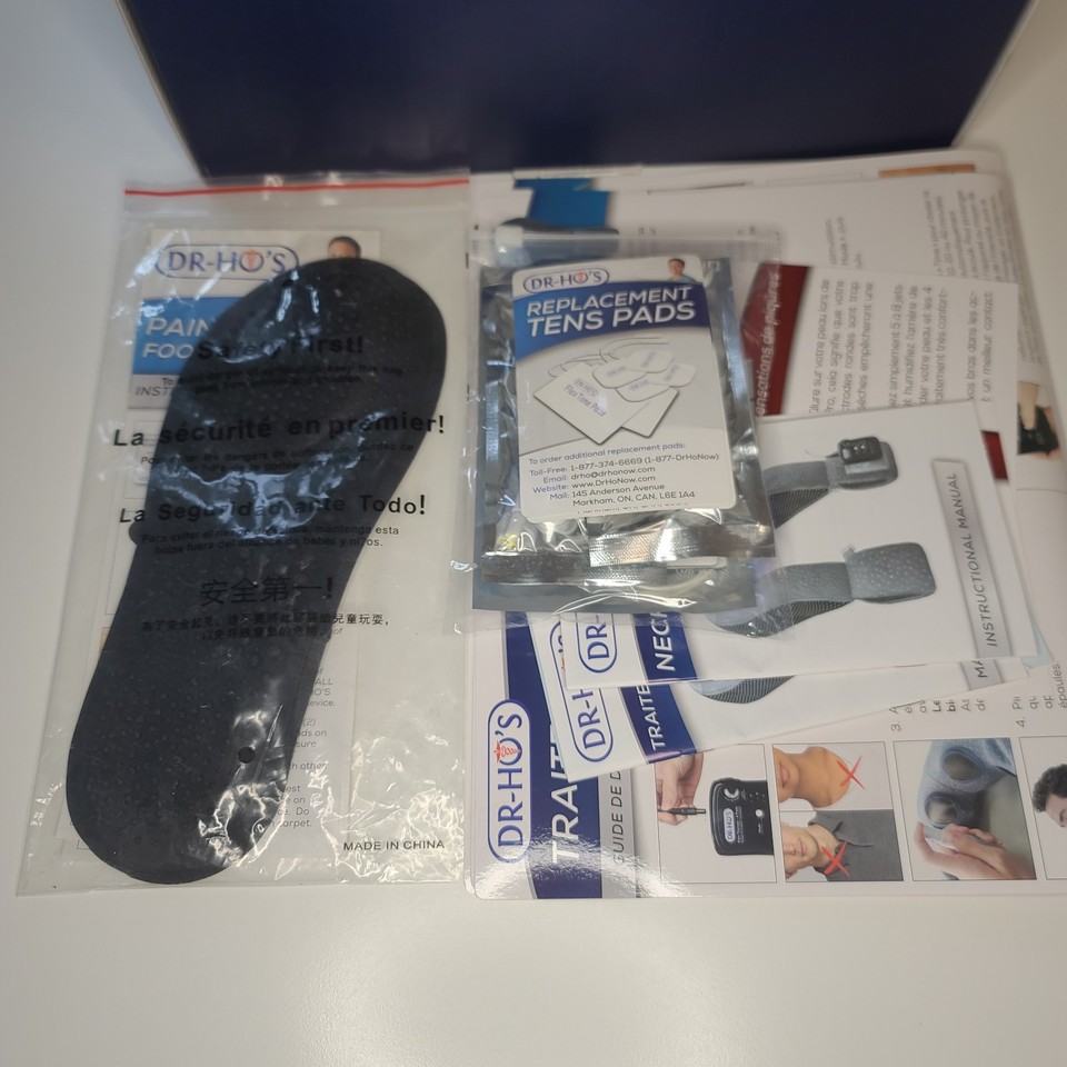 DR-HO'S Neck Pain Pro Therapy TENS + EMS Machine & Body Pads - Brand ...