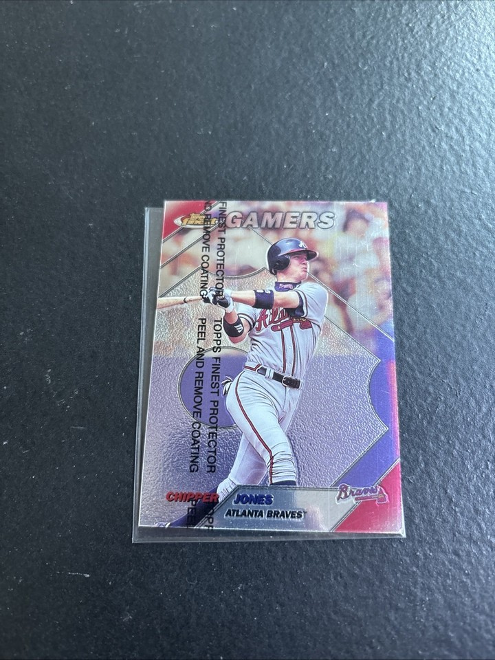 CHIPPER JONES 1999 TOPPS FINEST GAMERS #270 | eBay