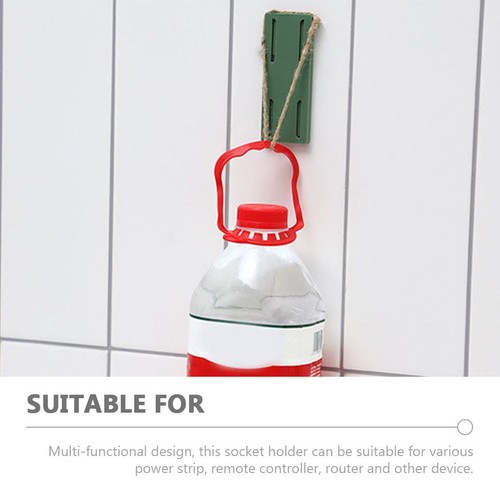 4 Pcs Punch Free Socket Holders Adhesive Holder For Home Office | eBay UK