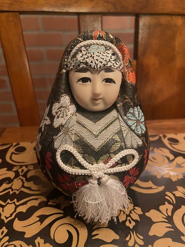 Japanese Roly Poly Hime-Daruma Wedding Doll Figure Japan | eBay