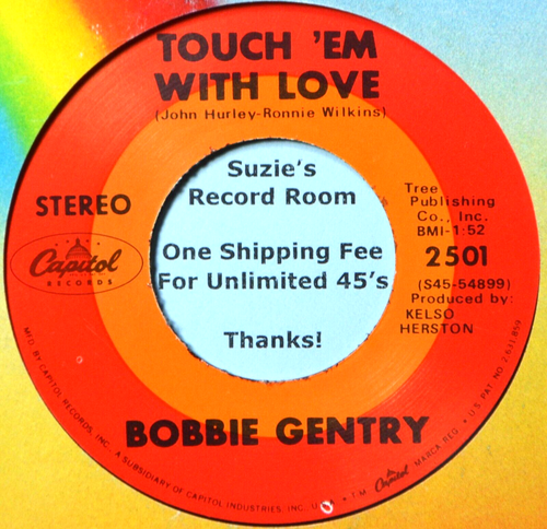 Bobbie Gentry Touch Em with Love #B Pop Country Female Vocal EX+/EX- 45 ...