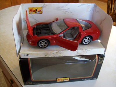 1997 Corvette Maisto Special Edition Car 1:24 Open Bonnet Doors ...