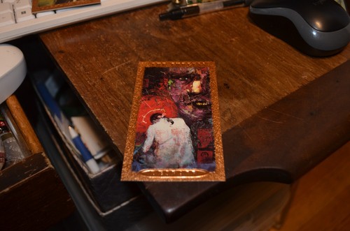 Sandman Endless Despair Gold Foil card DC Comics Rare HTF art by George ...