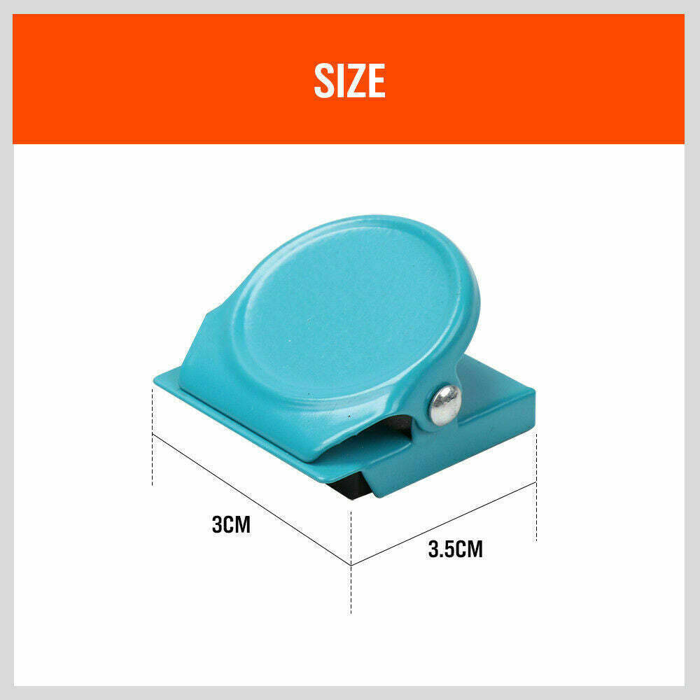 16Pc Magnetic Spring Clamps Magnet Refrigerator Clips Note Holder ...