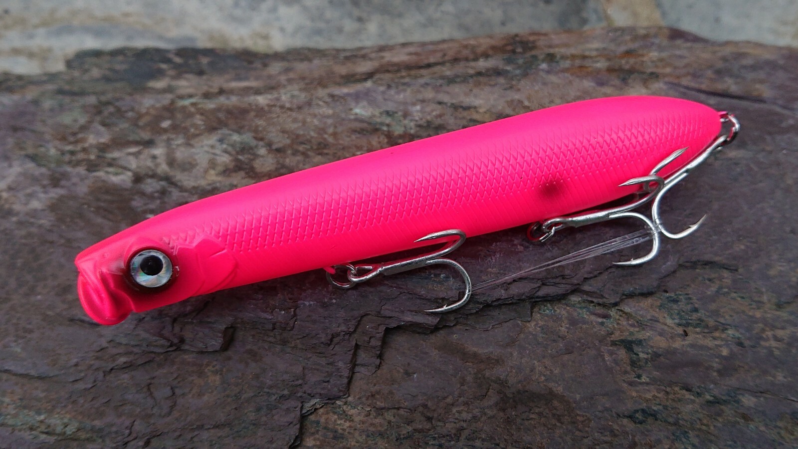 Bass Pike Thunder Popper Lure 125MM 27g walking lure Long cast topwater ...