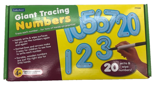 EUC Lakeshore Giant Tracing Numbers Complete Set 1-20 | eBay