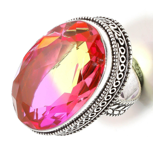 Hydro Bi Color Tourmaline Handmade Gemstone Fashion Jewelry Ring PARA ...