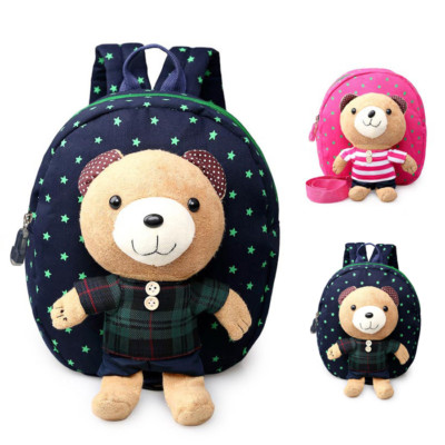 Kids Backpack Safety Harness Reins Toddler Strap Bag Cute Baby Bear ...
