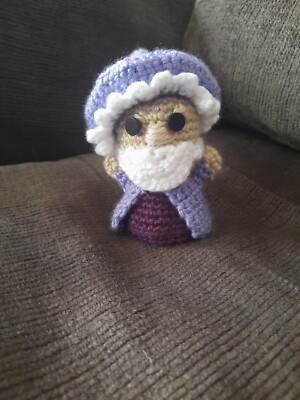 Purple Handmade Crocheted Stuffed Wizard | eBay