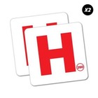 2X Hoon Red P Plate 260 Limit Sticker | eBay