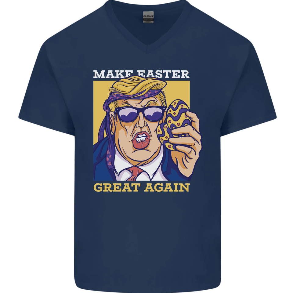 Make Ostern Wieder Großartig Lustig Donald Trump Herren V-Neck Cotton ...