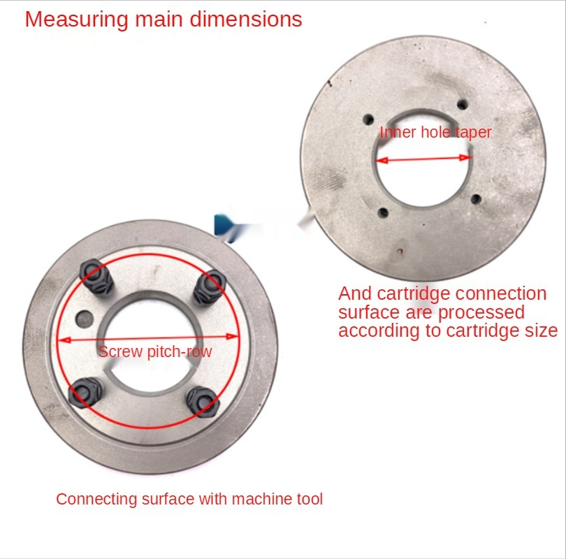 C6 Lathe Threejaw Chuck C-type Flange Plate Connection Plate Screw C5 ...