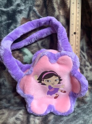 Rare HTF Disney Live Little Einsteins Junie Plush Purse Kids Purple ...