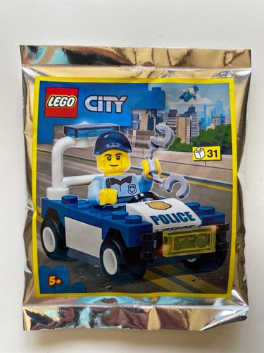 LEGO City Police Officer and Car Quad Bike Foil Pack 952201 Minifigure ...
