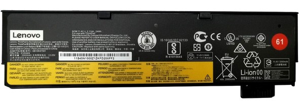 Lenovo 01AV425 01AV423 Battery for Lenovo Thinkpad T470 T480 T570 T580 ...