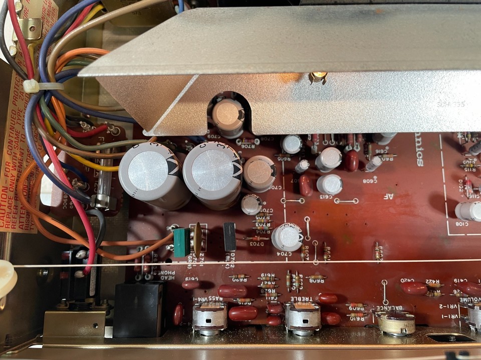 Vintage stereo receiver - Technics SA-5070 - works but not quite ...