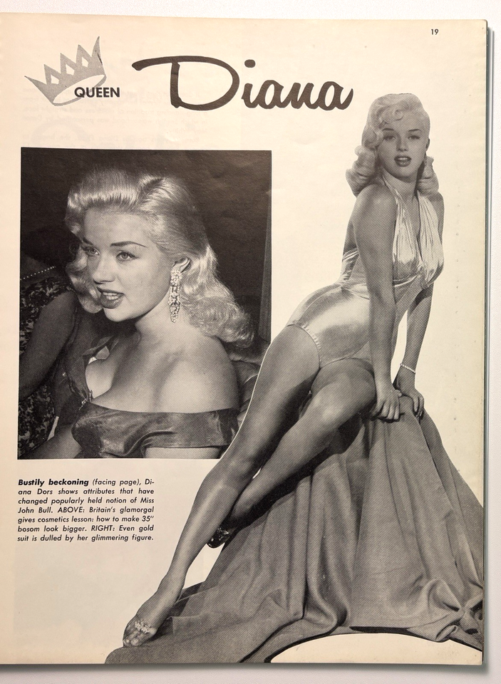 MODERN MAN Yearbook of Queens 1959 TINA LOUISE Jayne Mansfield Vintage ...