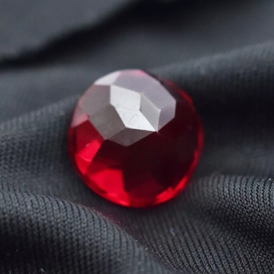 10 Ct+ Natural Mozambique Red Ruby Round Cut Loose Gemstone Certified ...