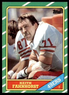 1986 Topps Keith Fahnhorst San Francisco 49ers #163 | eBay