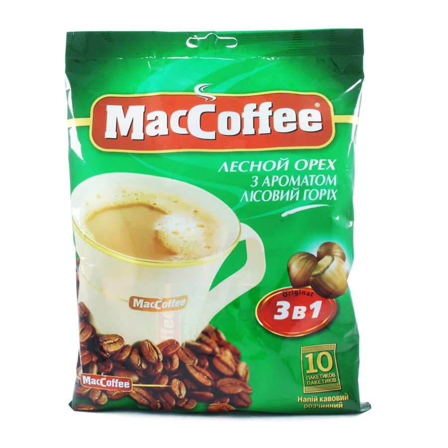 35 x MacCoffee Original 3-in-1 with the Aroma of Hazelnut, Instant ...