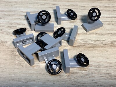 10 x LEGO Lego Steering Wheel on Stand - Part 3829 LIGHT GREY | eBay UK