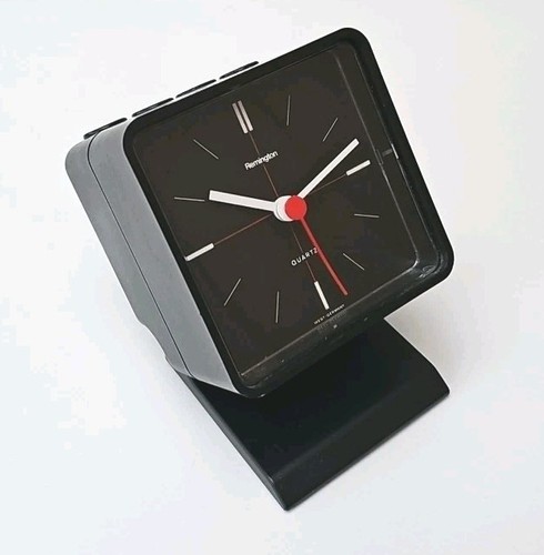 Vintage Remington Quartz Travel Desk Alarm Clock Made in West-Germany ...