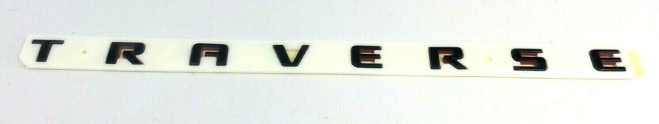 2018-2020 Chevrolet Traverse front door black Nameplate Emblem new OEM ...
