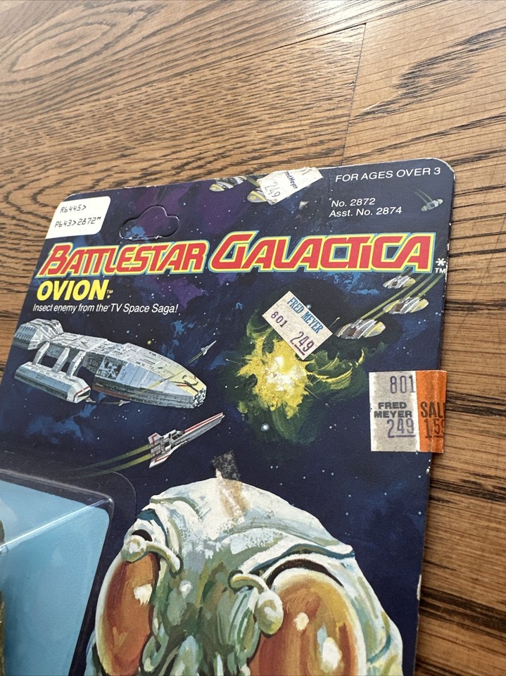 Battlestar Galactica OVION Action Figure Mattel 1978 Very HTF Unpunched ...