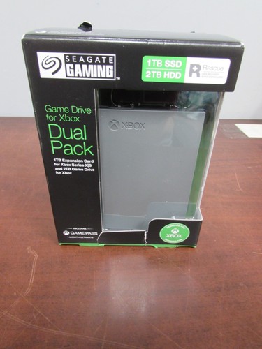 SEAGATE GAMING GAME DRIVE FOR XBOX DUAL PACK 1TB SSD 2TB HDD (25B) | eBay