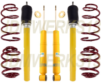 BILSTEIN B8 SHOCKS VOGTLAND LOWERING SPRINGS MERCEDES W202 C220 C230 ...