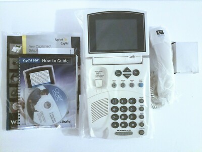 CapTel Phone - Telephone for Hearing Impaired - Model 800 #003 | eBay