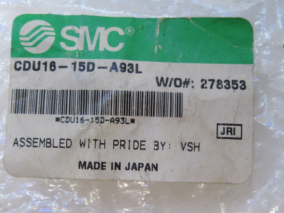 (NEW) SMC CDU16-15D Free Mount Cylinder Double Acting Single Rod | eBay