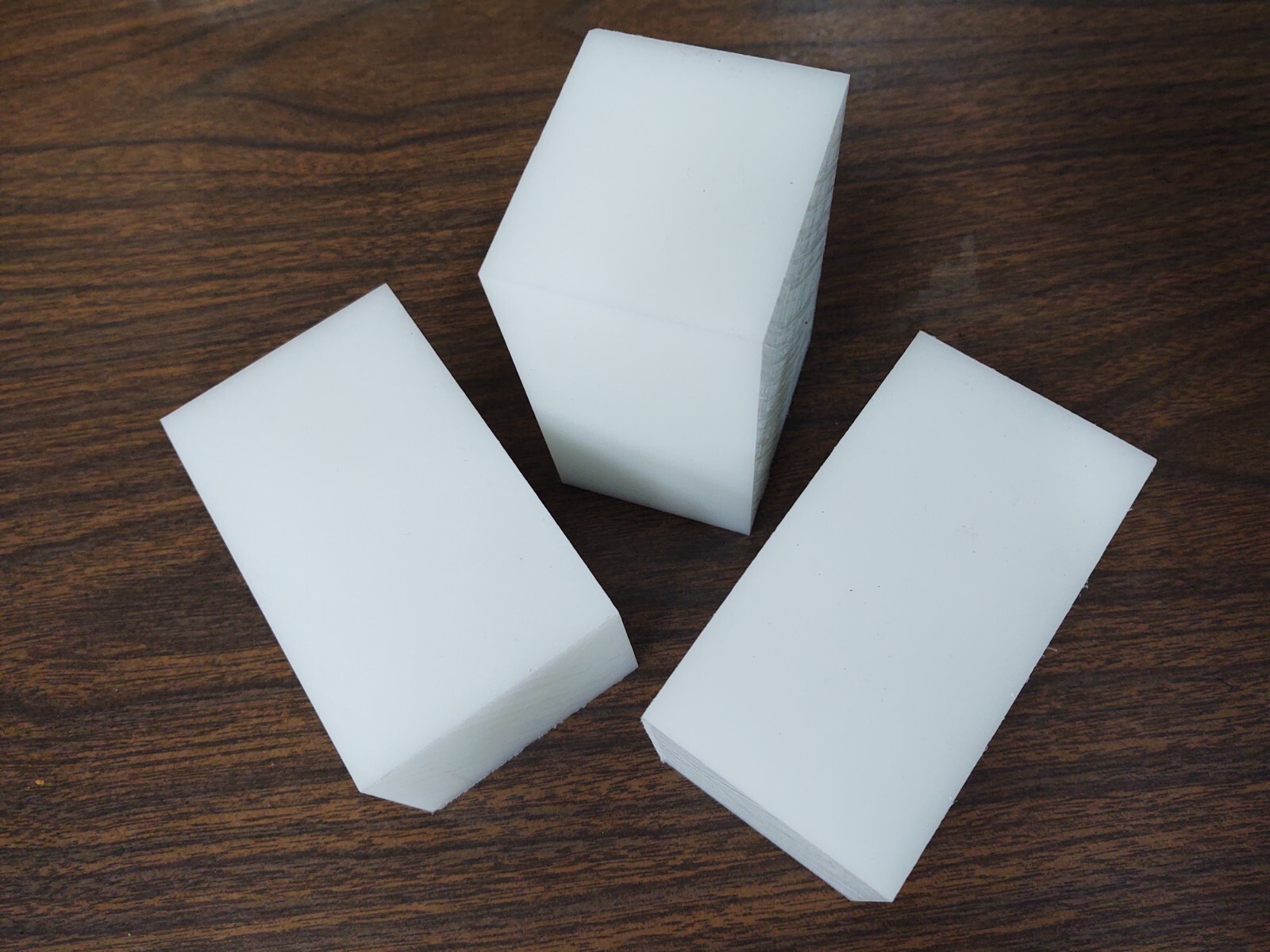 HDPE Machinable Plastic Blocks Plastics Machining 2" x 1.2" x 13.5" | eBay
